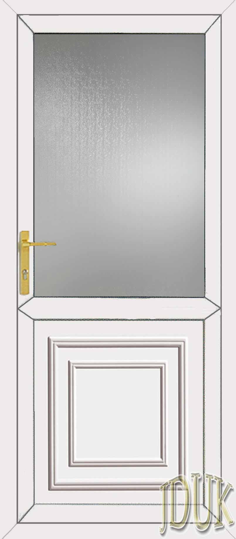 Reagan Half Panel UPVC Back Door